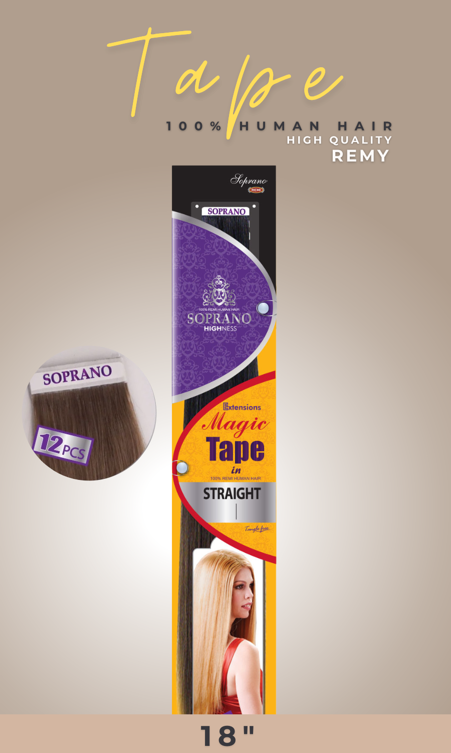 Highness TAPE 12pcs | Calidad Premium – La Peluca Outlet